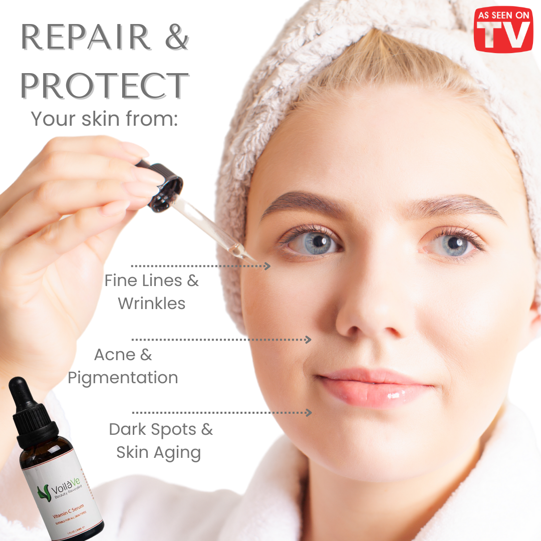 Triple Action Vitamin C Serum for Face with Hyaluronic Acid – VoilaVe ...